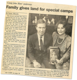CJM History | Camp John Marc
